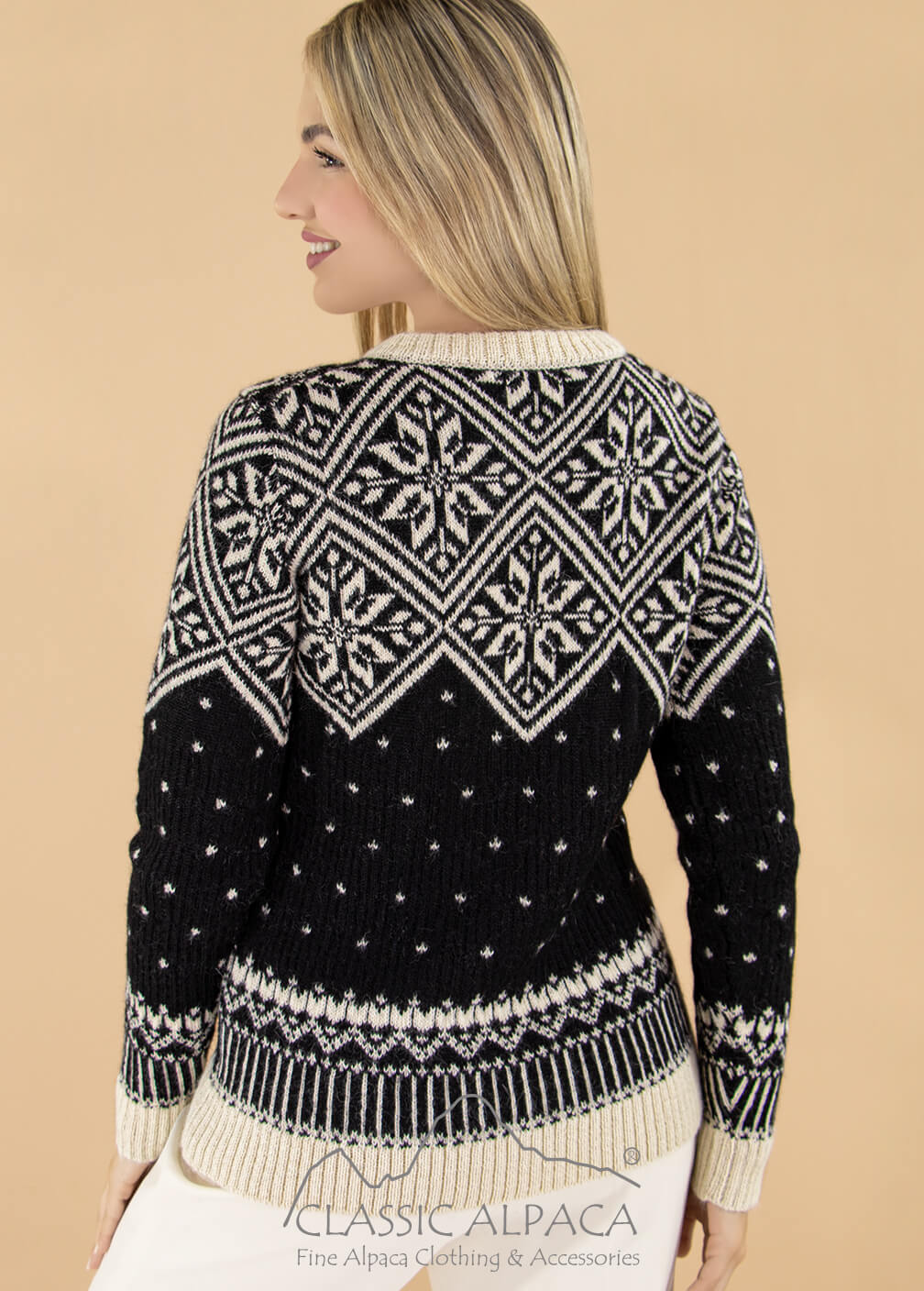 Wholesale Sweaters: Ebony Alpaca Sweater