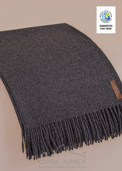 Wholesale Throws: Woven & Brushed Imperial Royal Alpaca Throw