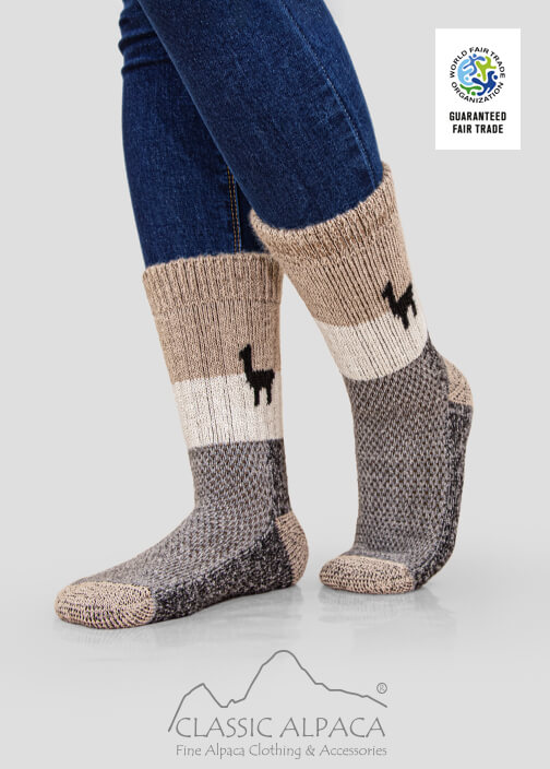 Alpaquita Heavy Alpaca Boot Socks | Classic Alpaca