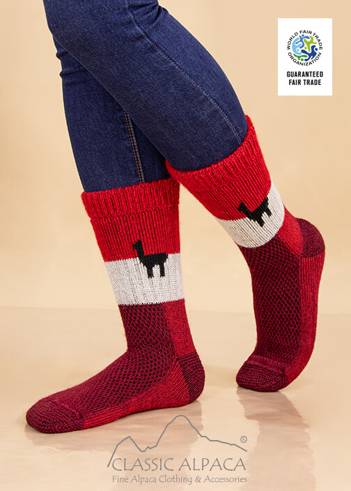 Alpaquita Heavy Alpaca Boot Socks | Classic Alpaca