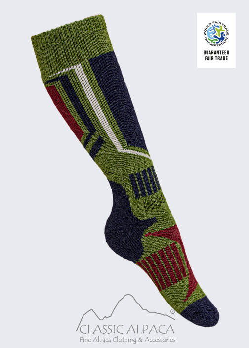 Premium Lightweight Alpaca Ski & Snowboard Socks | Classic