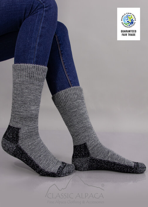 Alpaca Hiker Unisex Socks | Classic Alpaca
