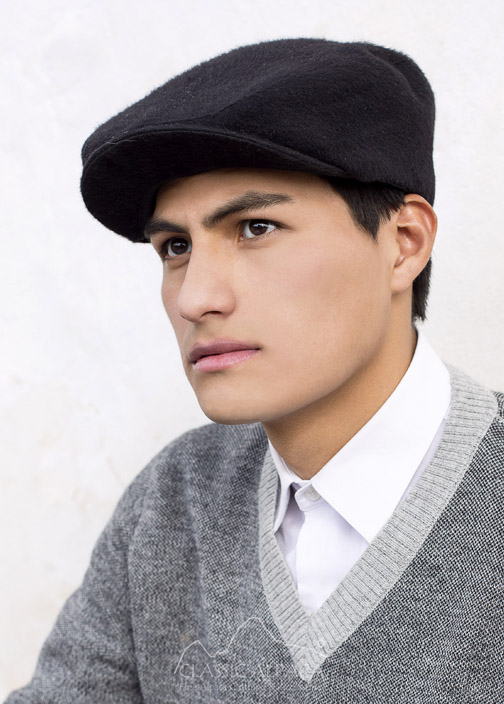 Wholesale Hats: Men's Alpaca Driving Cap