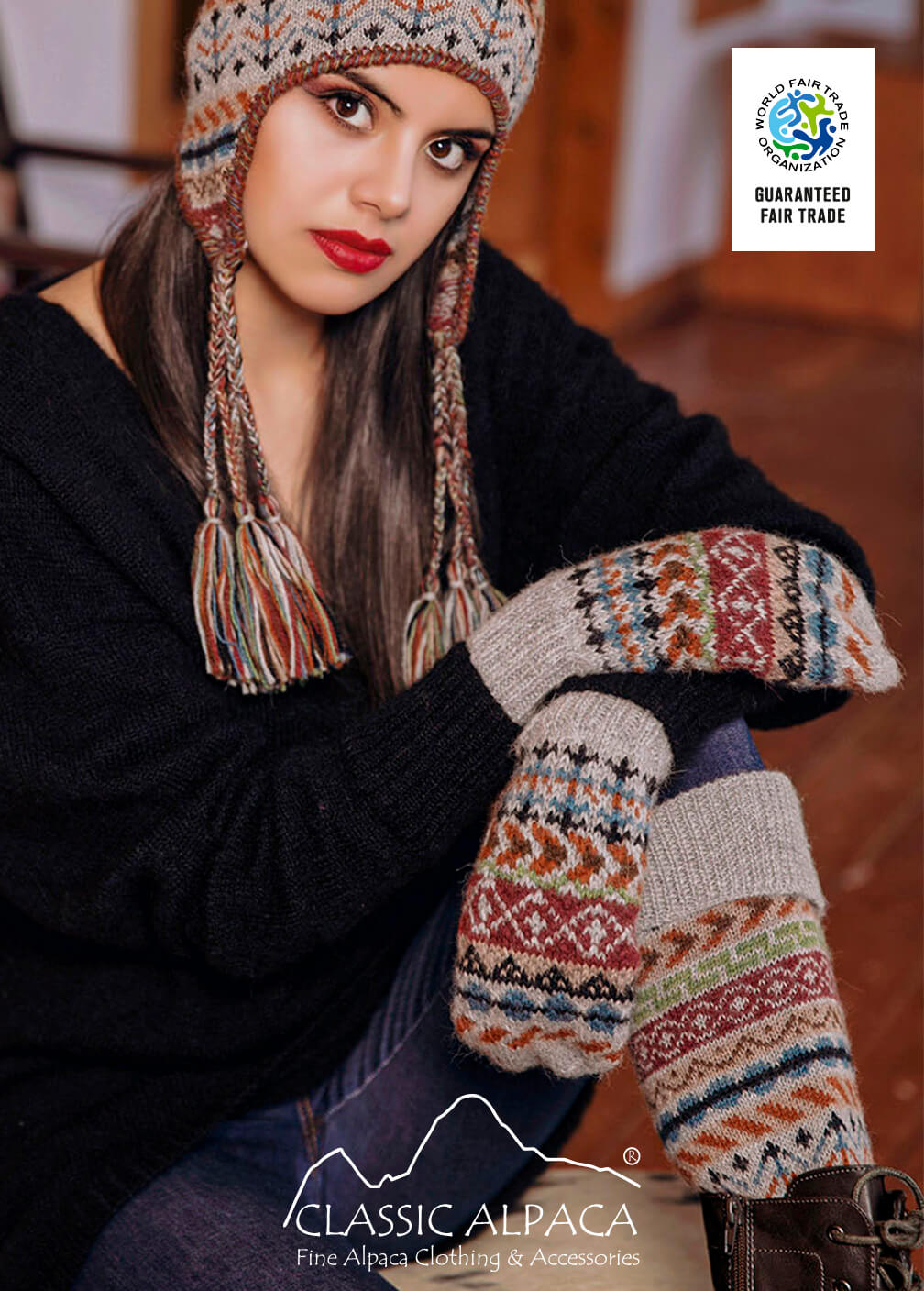 Wholesale Mittens: Ilave Alpaca Mittens