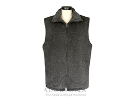 Men's Alpaca Sweaters: Men's Alpaca Barn Vest